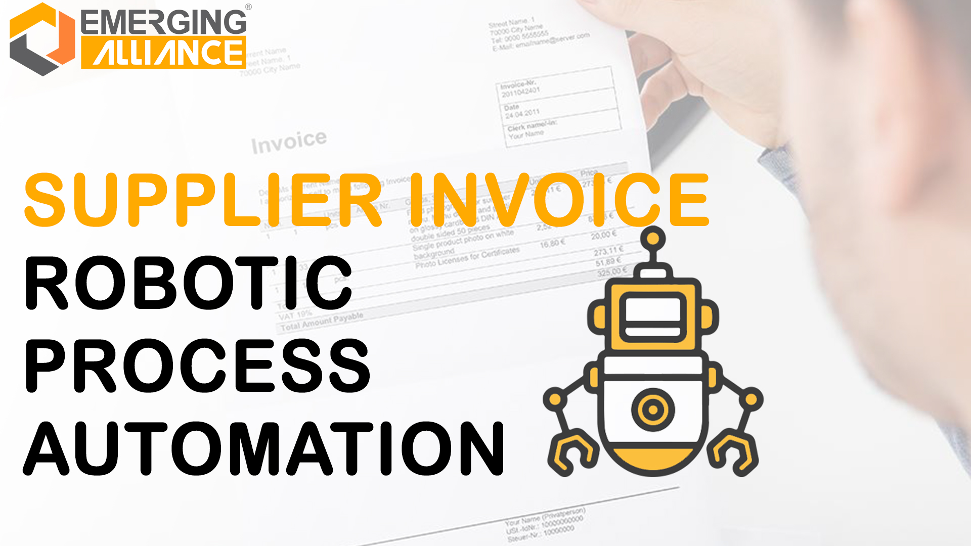 SUPPLIER INVOICE - ROBOTIC PROCESS AUTOMATION (RPA) - SAP B1