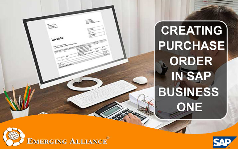 CREATING PURCHASE ORDER IN SAP BUSINESS ONE - SAP B1